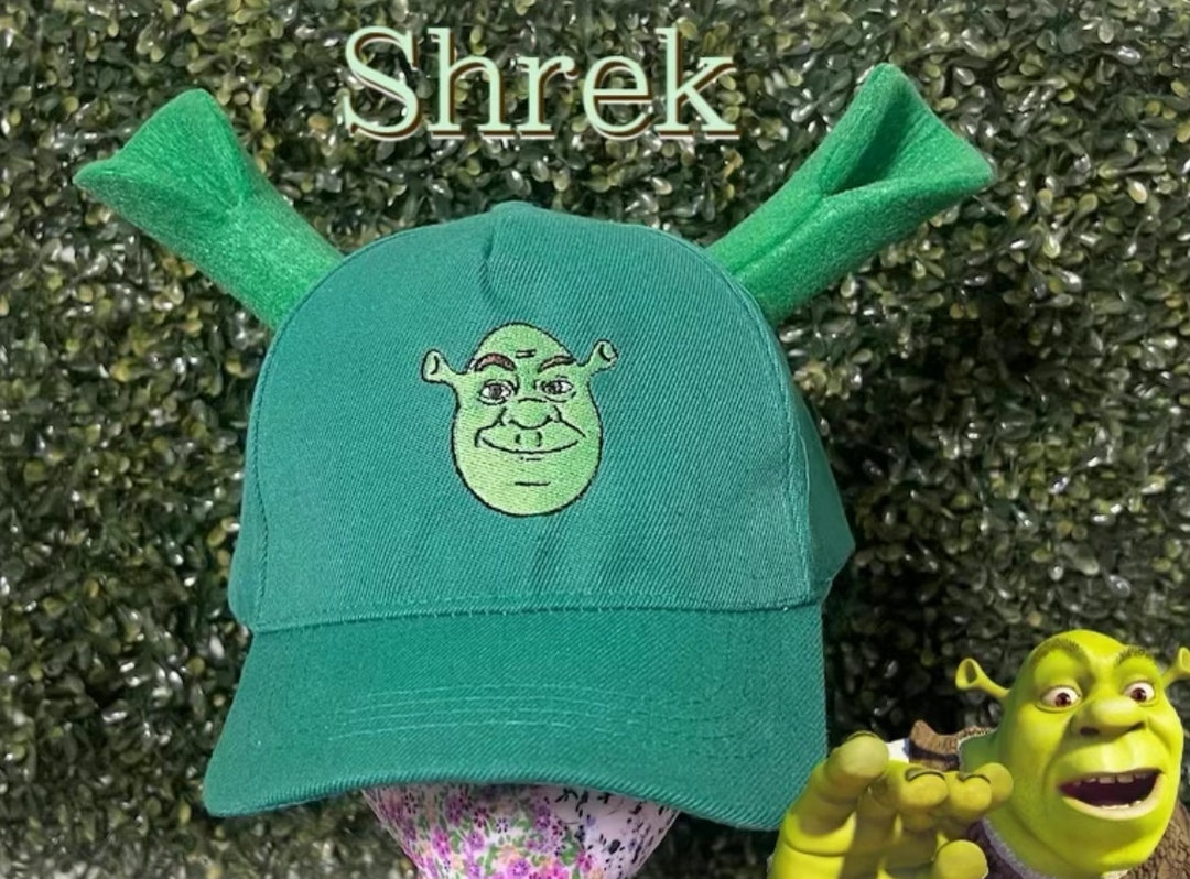 Green Oger Shrek Embroidery Baseball Cap - Etsy