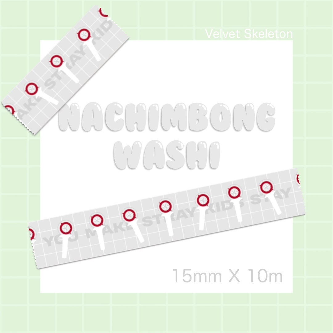 Stray Kids Nachimbong Washi Tape | Kpop Lightstick Washi Tape - Etsy