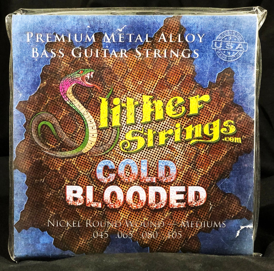 Slither Strings Cold Blooded 4-string Bass Strings – Premium Tone & Durability, Made in USA - Etsy