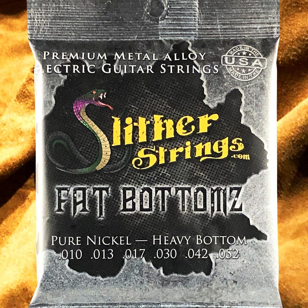 Slither Strings Fat Bottomz – Heavy Bottom Electric Guitar Strings ...