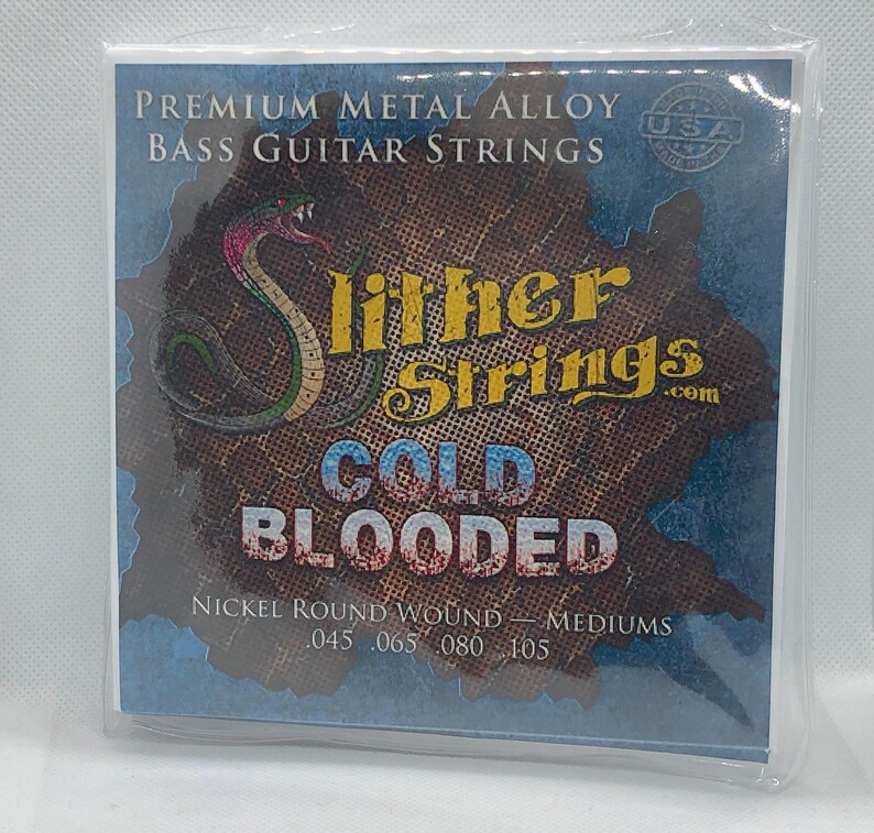 Slither Strings Cold Blooded 4-string Bass Strings Premium Tone & Durability, Made in USA - Etsy