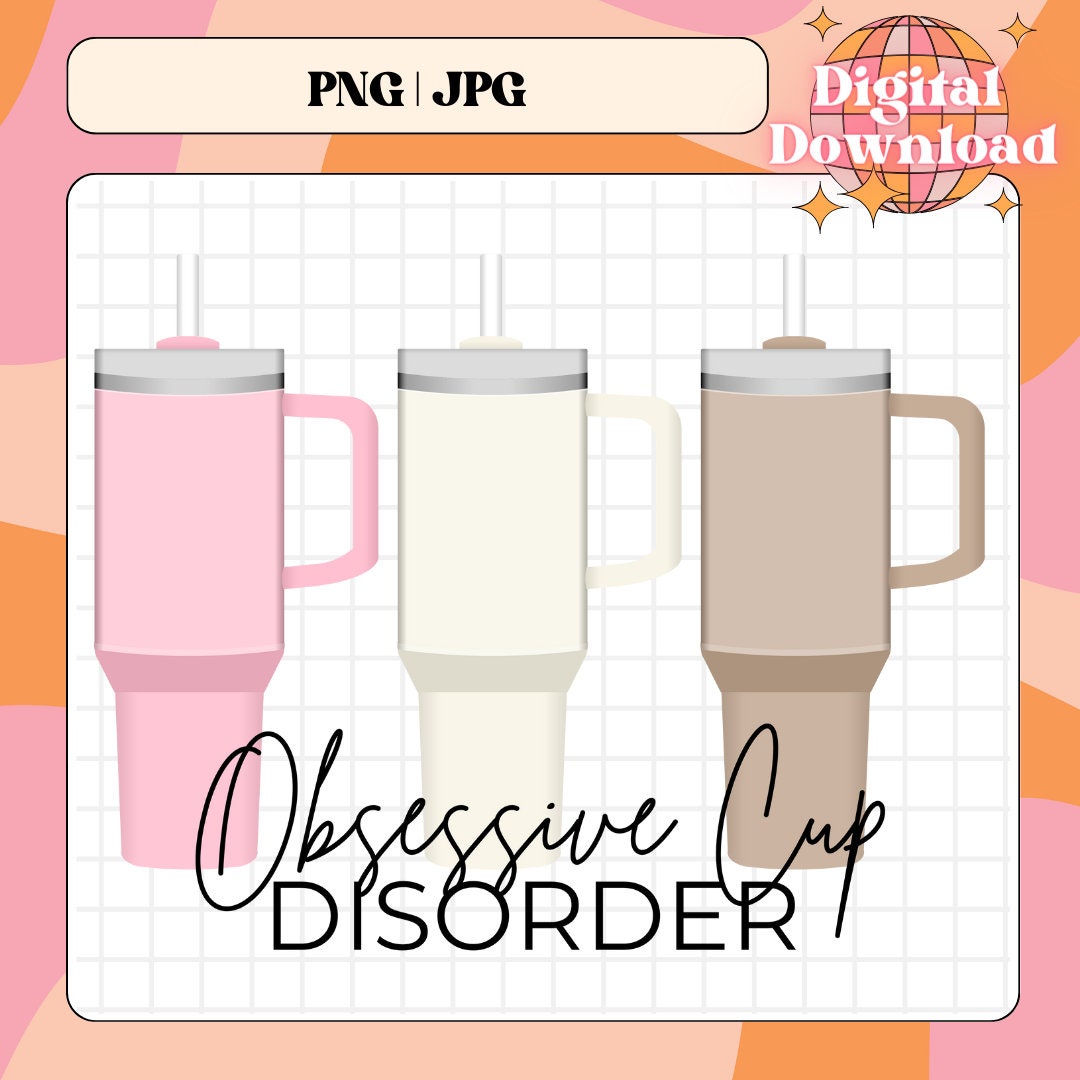 Stanley OCD JPG PNG File, Cute Trendy Retro Design for Shirts, Stickers ...