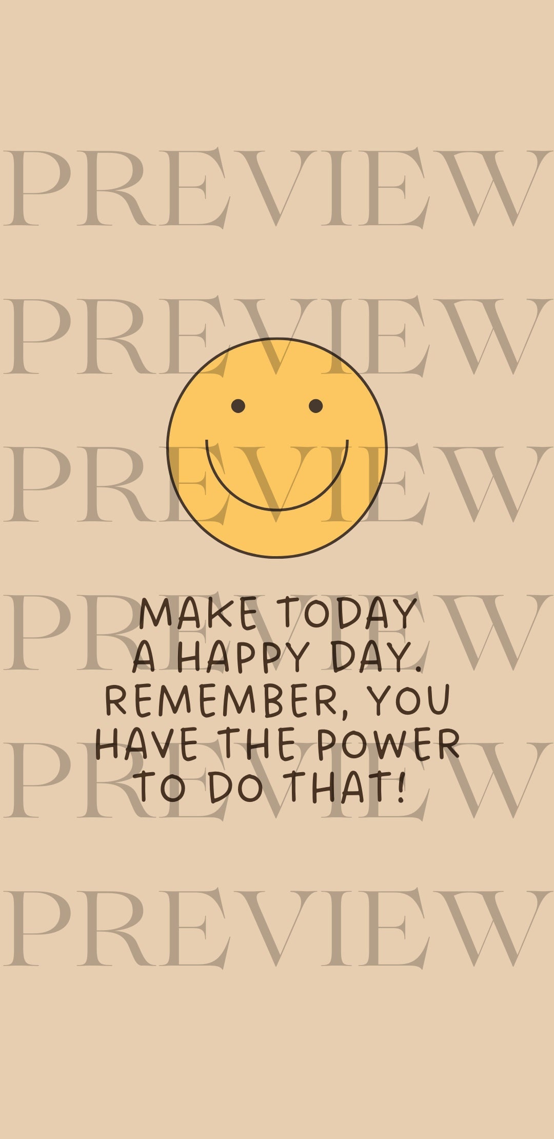 Smiley Face Phone Wallpaper - Etsy