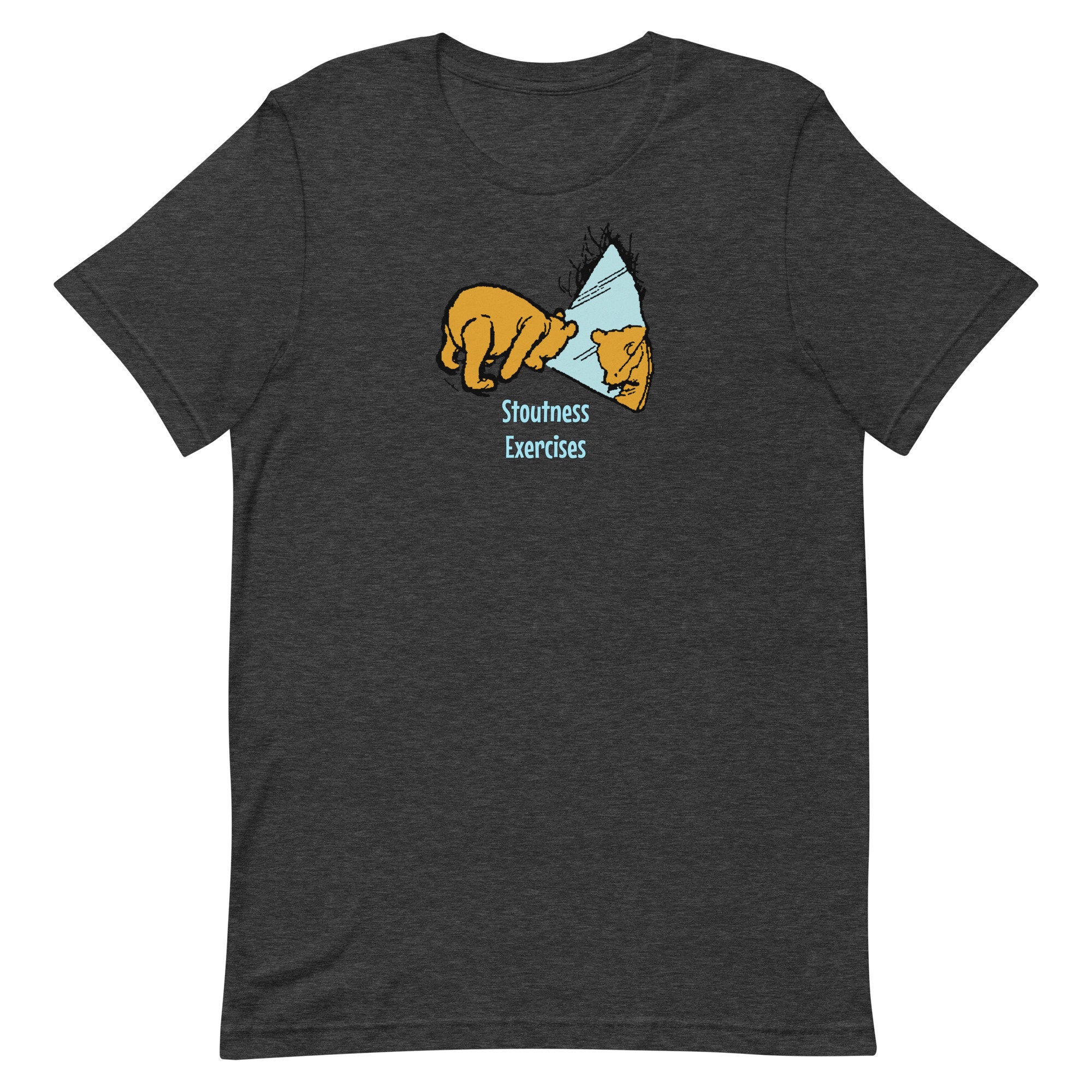 Classic Winnie the Pooh "stoutness Exercises" Short-sleeve Unisex T ...