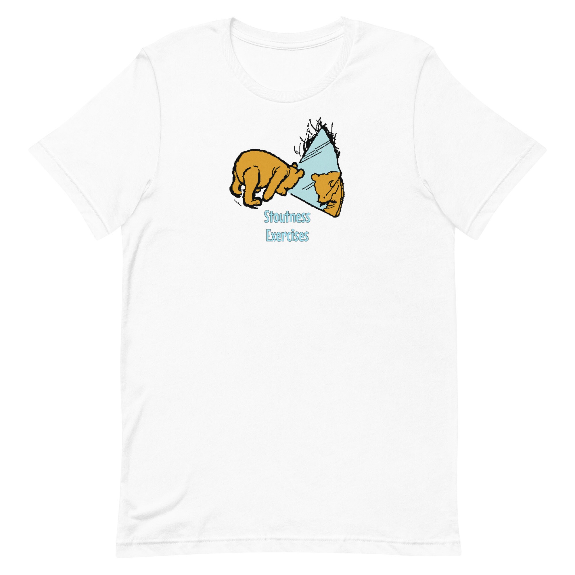 Classic Winnie the Pooh "stoutness Exercises" Short-sleeve Unisex T ...