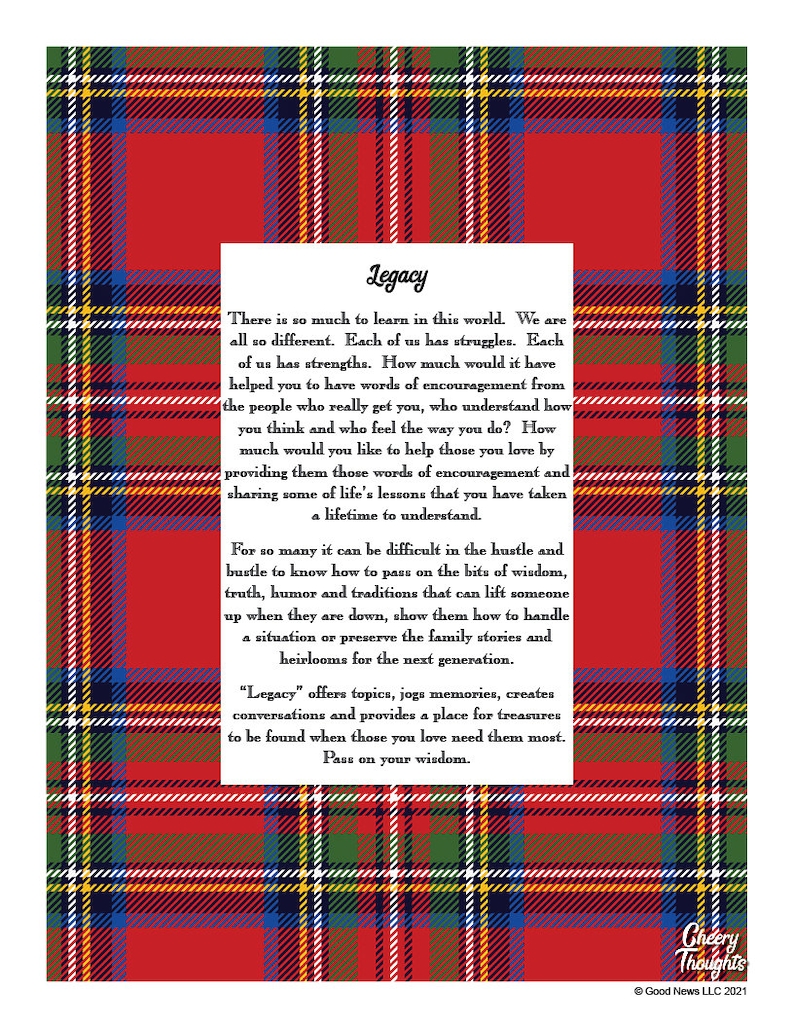 Downloadable 20 Page PDF Template legacy to Print - Etsy