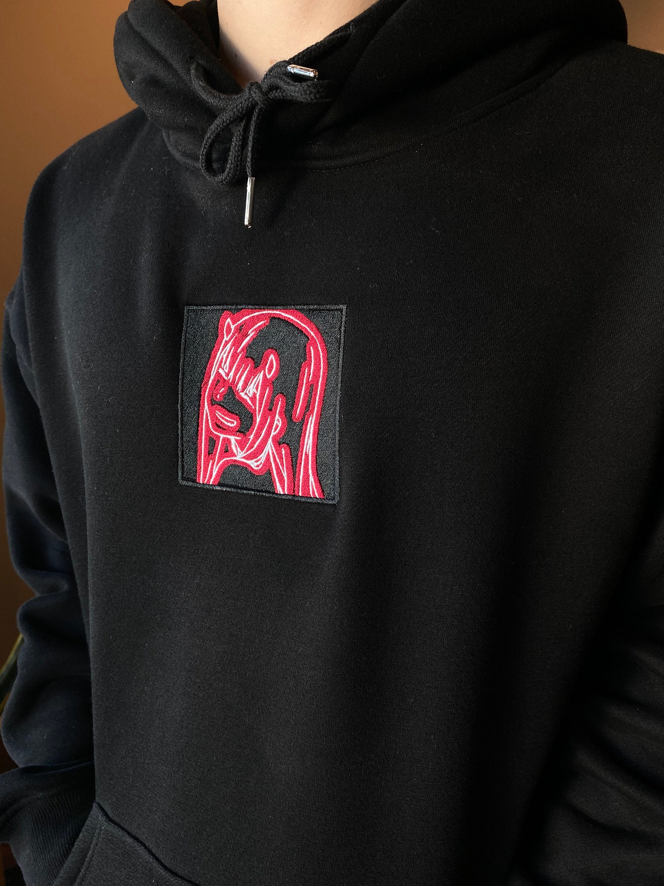Zero Two Neon Anime Embroidered Hoodie Darling in the Franxx - Etsy