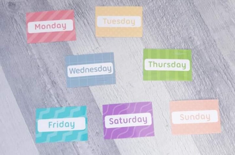 Days of the Week, Flashcards, Educational, Learning Resources, Teaching ...