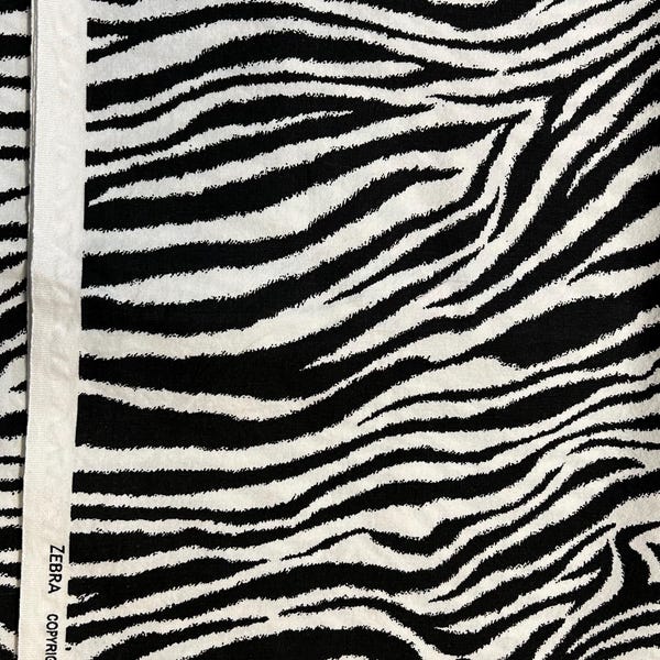 Zebra Cotton Quilting Fabric - Etsy