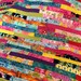 Bright Quilt, Boho, Vibrant Colors, Dorm Quilt, Large Throw, Multicolor ...