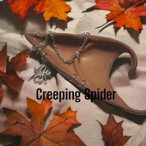 Creeping Spider Design-fairy/elf/goblin Latex Ear Cuffs - Etsy