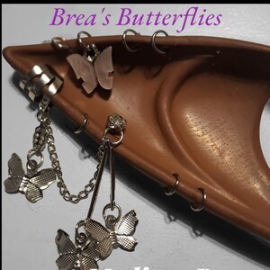 Brea's Butterfly Fae/fairy Ear Cuffs Design-long Ears - Etsy