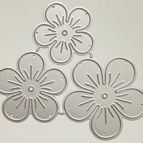 Flowers Metal Cutting Diespaper Craft Cutting Die Embossing - Etsy