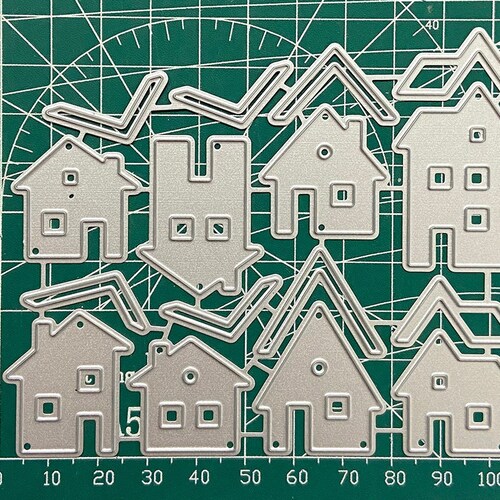 House Set Metal Cutting Diespaper Craft Cutting Die - Etsy