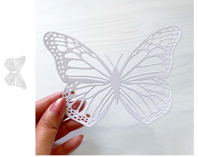 Butterfly Metal Cutting Dies,paper Craft Cutting Die, Embossing Stencil ...