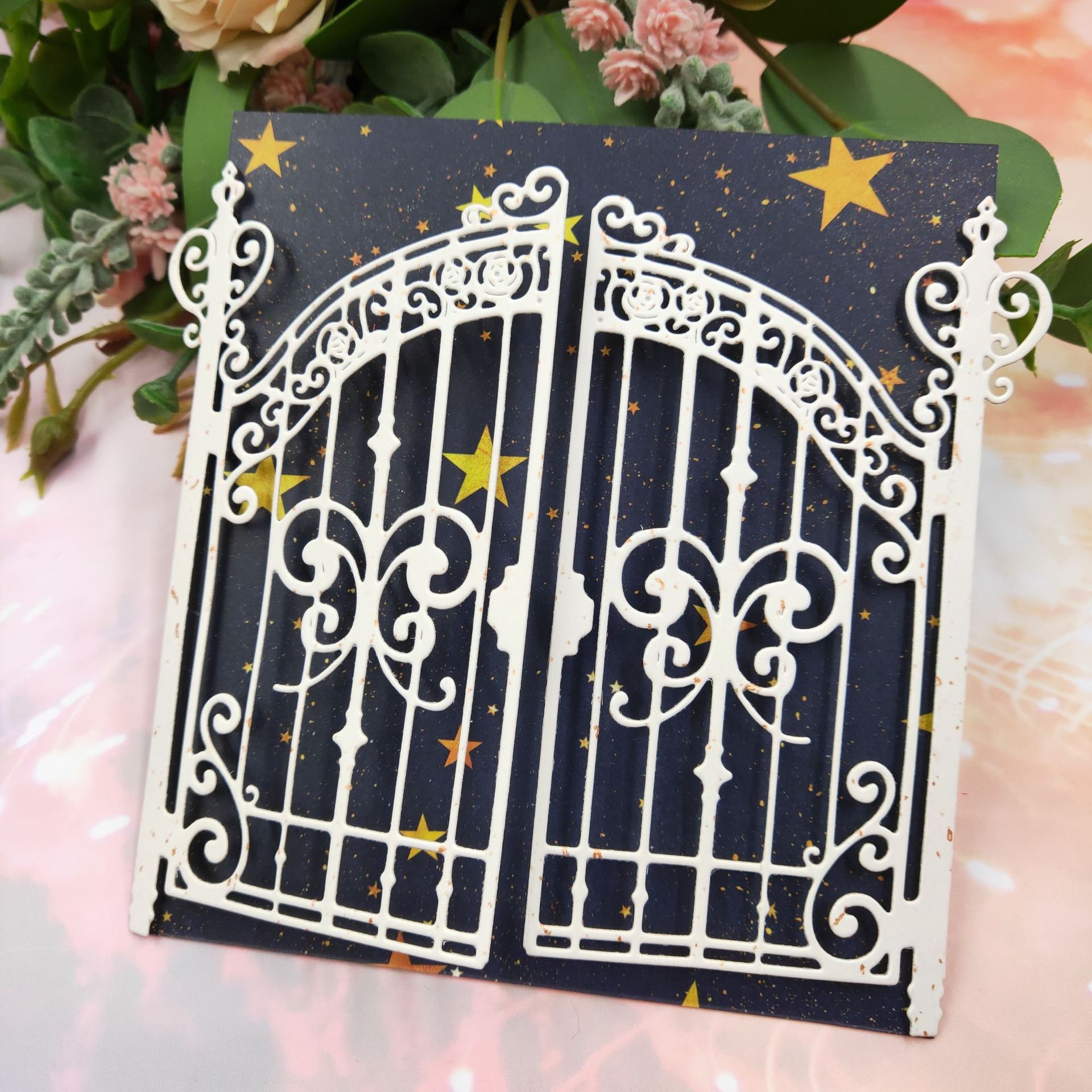 Fence Door Frame Metal Cutting Dies,paper Craft Cutting Die, Embossing ...