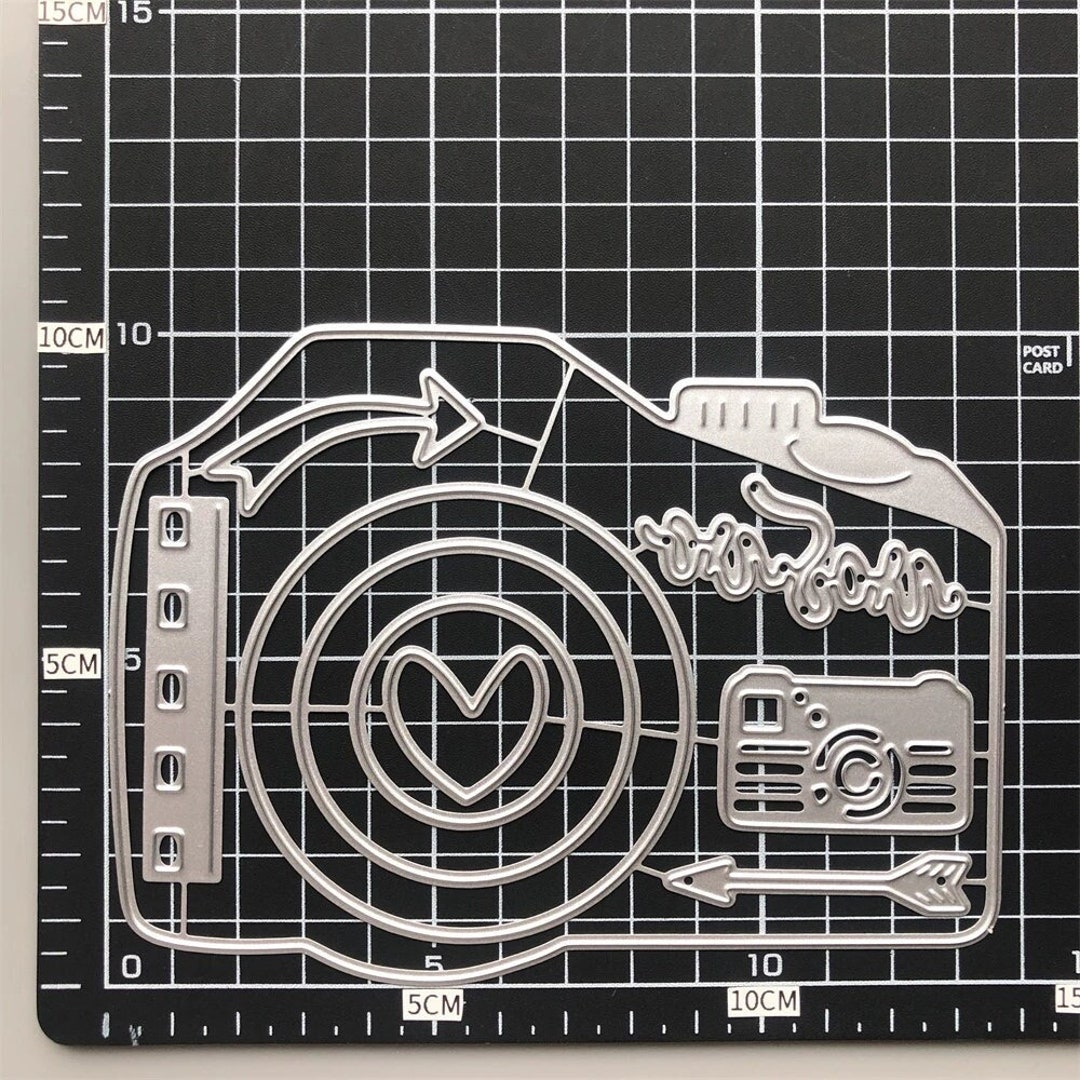 Large Camera Metal Cutting Dies,paper Craft Cutting Die, Embossing ...
