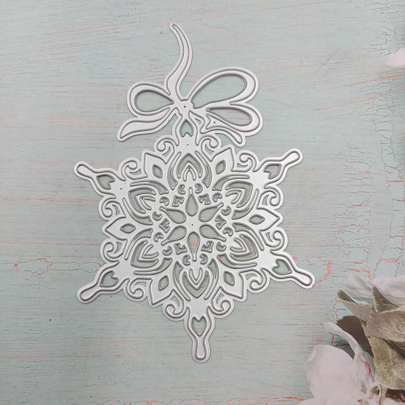 Christmas Snowflake Metal Die Cuts, Cutting Dies for Card Making ...