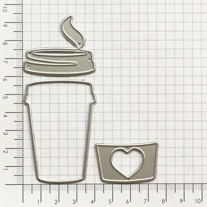 Coffee Mug Metal Die Cuts,paper Craft Cutting Dies Stencils for DIY ...