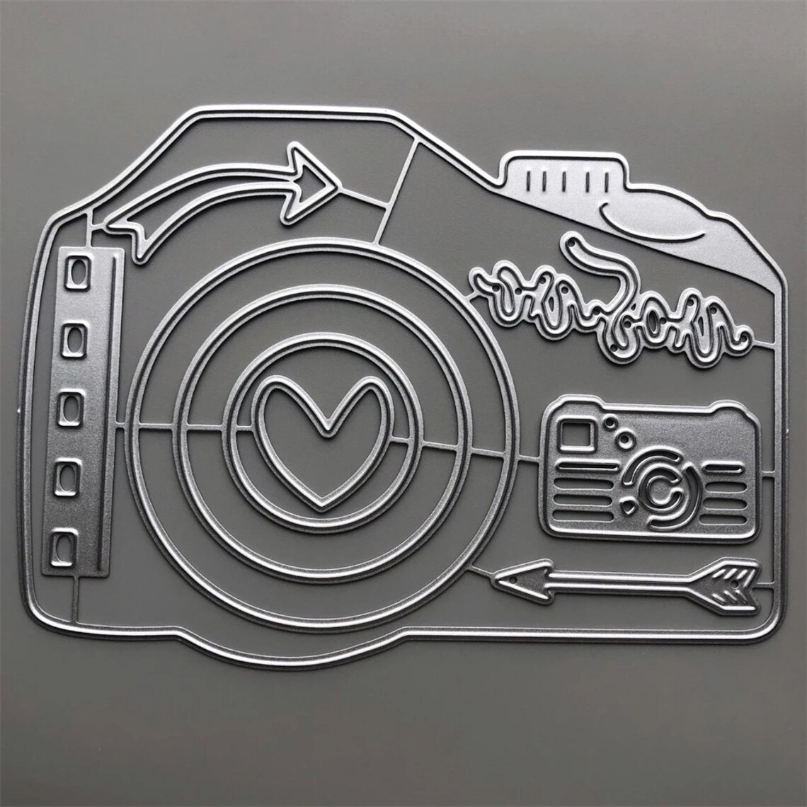 Large Camera Metal Cutting Dies,paper Craft Cutting Die, Embossing ...