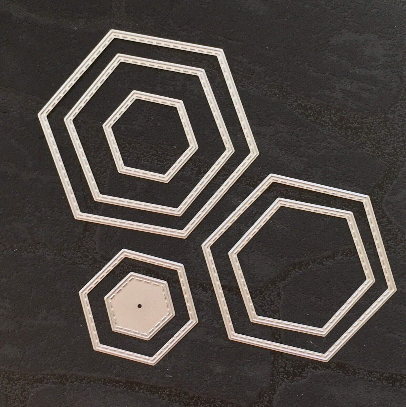 Hexagon Frame Metal Cutting DiesPaper Craft Cutting Die | Etsy