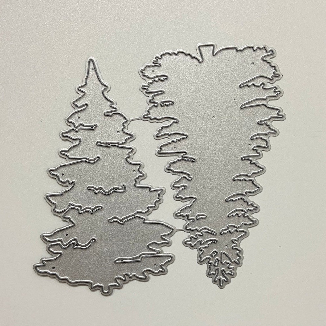 Christmas Tree Metal Cutting Dies,paper Craft Cutting Die, Embossing ...