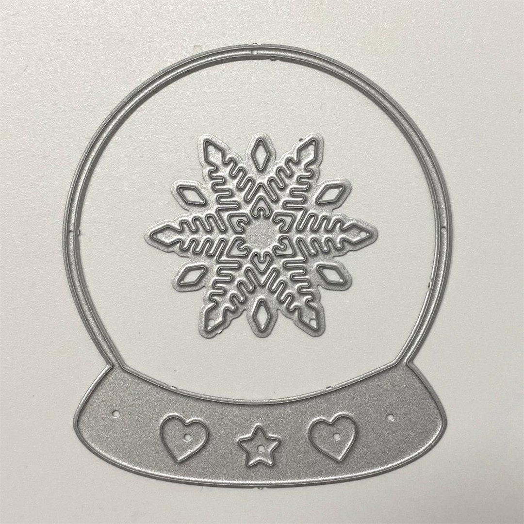 Snowflake Circle Metal Cutting Dies,paper Craft Cutting Die, Embossing ...