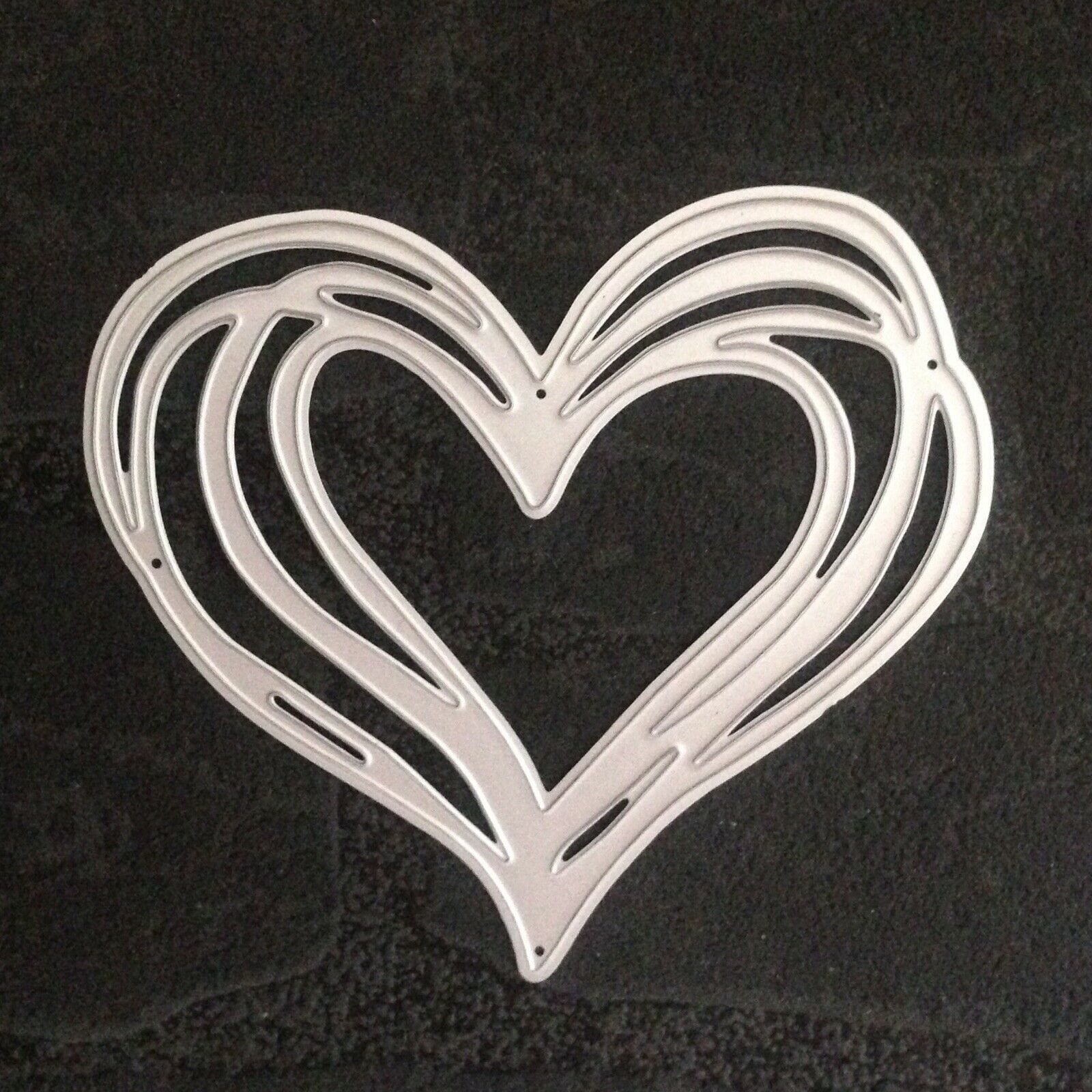 Love Heart Shaped Metal Cutting Diespaper Craft Cutting Die - Etsy