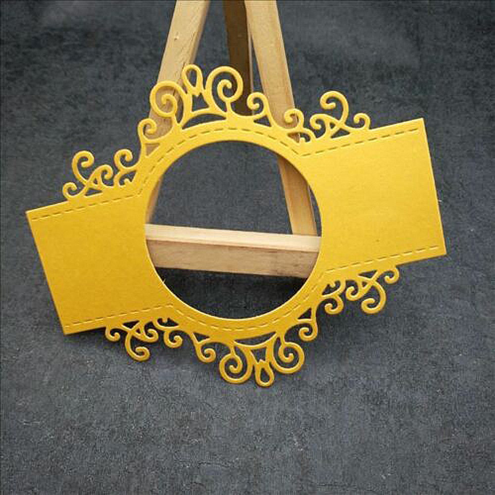 Round Lace Metal Cutting Dies,paper Craft Cutting Die, Embossing ...