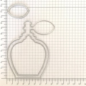 Perfume Bottle Metal Cutting Dies,paper Craft Cutting Die, Embossing ...