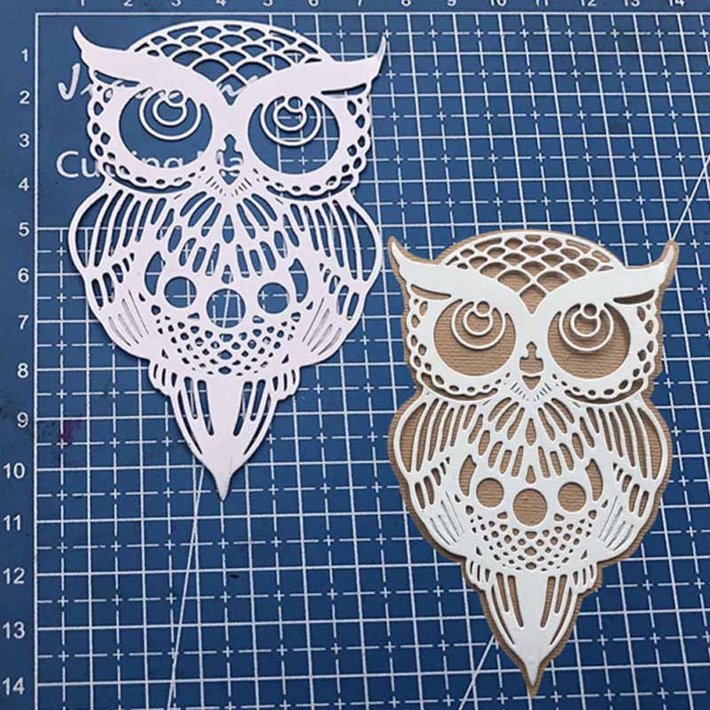Night Owl Metal Cutting Dies,paper Craft Cutting Die, Embossing Stencil ...