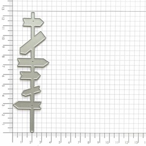 Signpost Metal Cutting Dies,paper Craft Cutting Die, Embossing Stencil ...