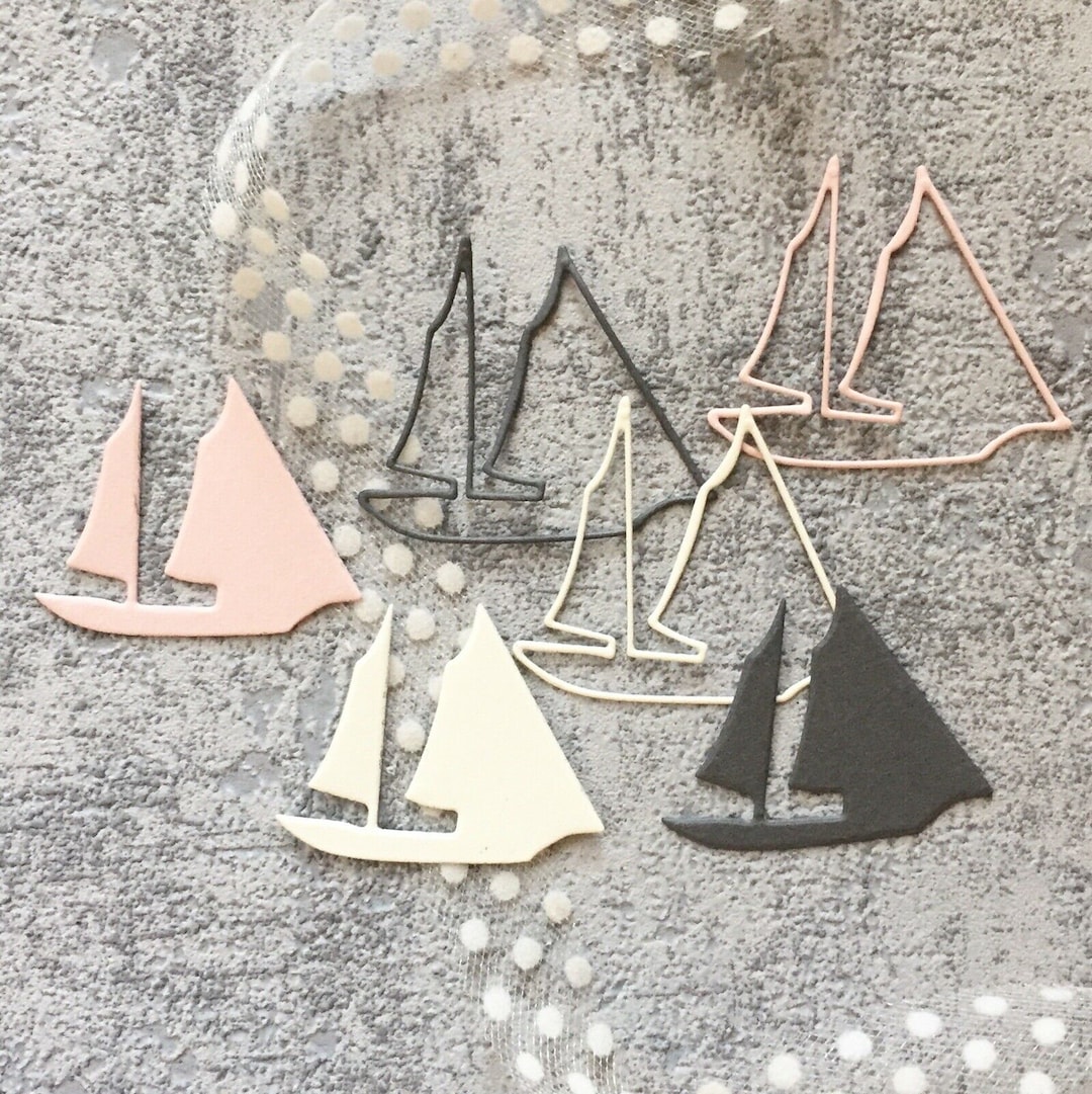 Sailboat Metal Die Cuts,paper Craft Cutting Dies Stencils for DIY ...