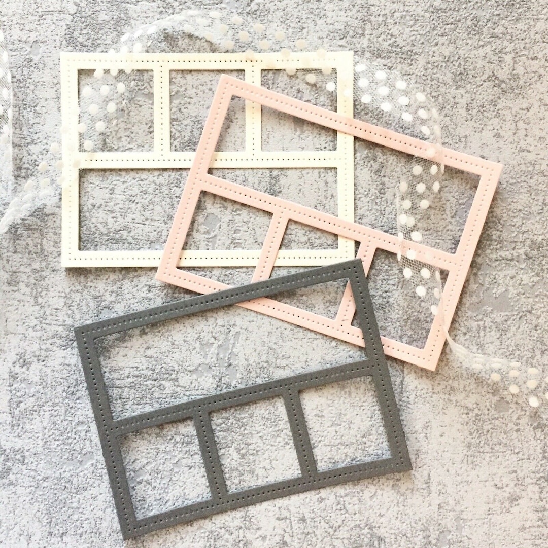 Rectangle Window Metal Cutting Dies,paper Craft Cutting Die, Embossing ...