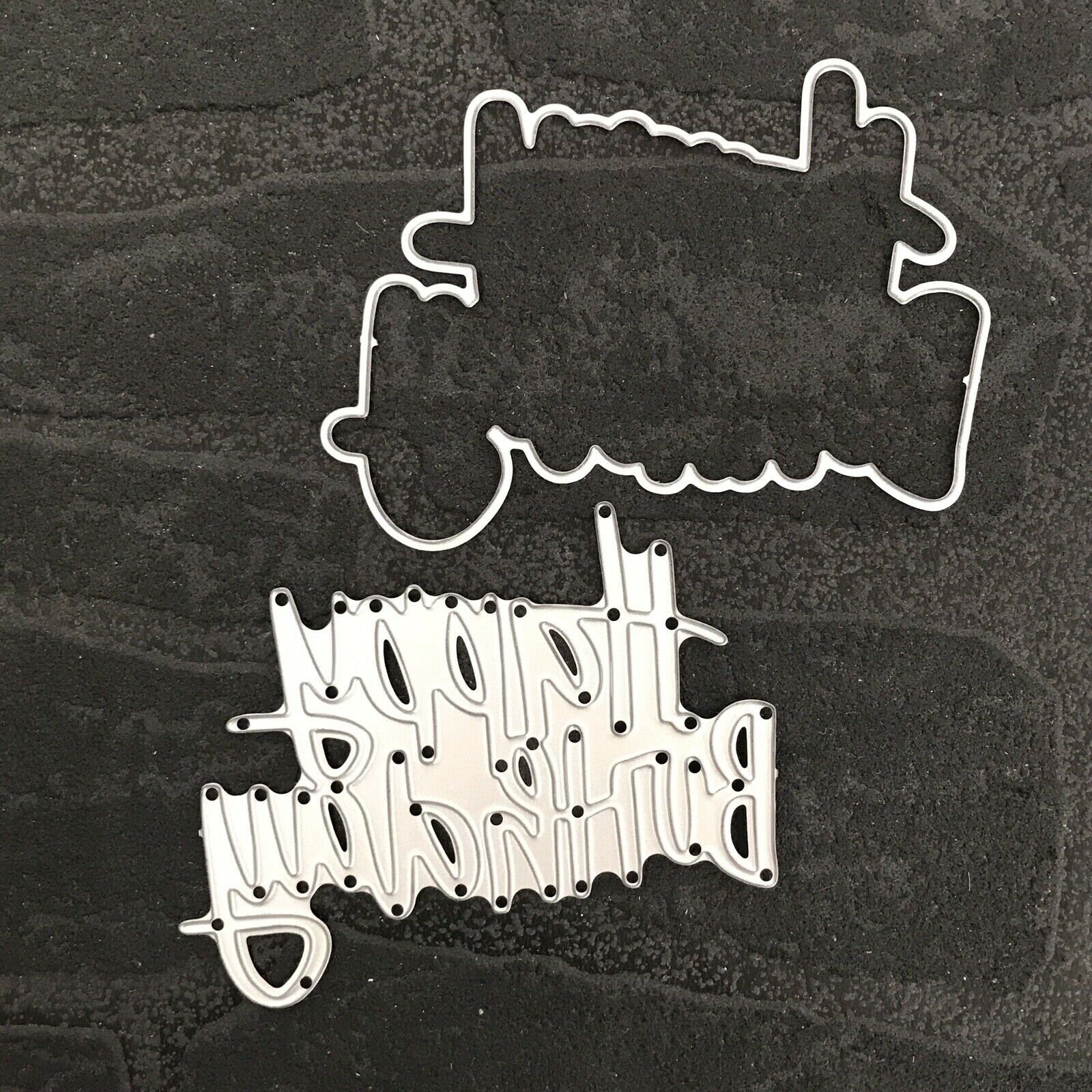 Happy Birthday Letters Metal Cutting Diespaper Craft Cutting - Etsy