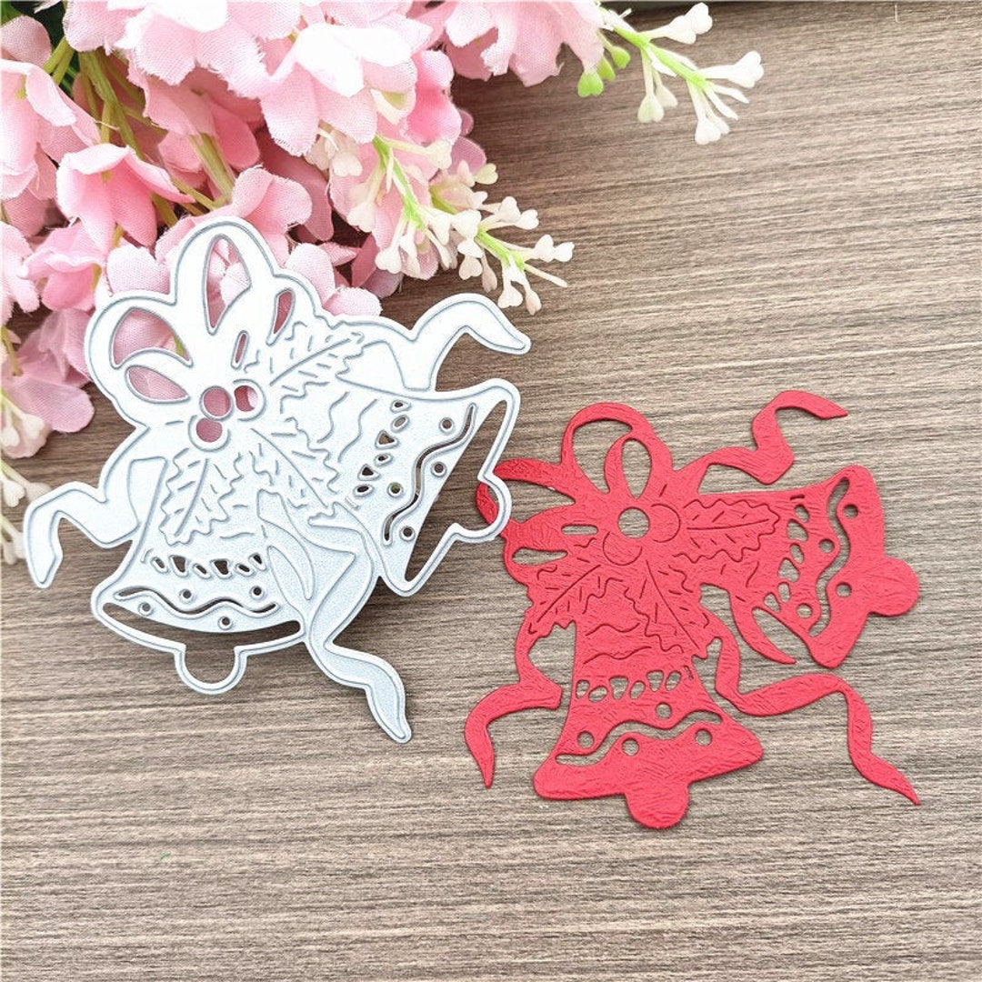 Christmas Bells Metal Cutting Dies,paper Craft Cutting Die, Embossing ...