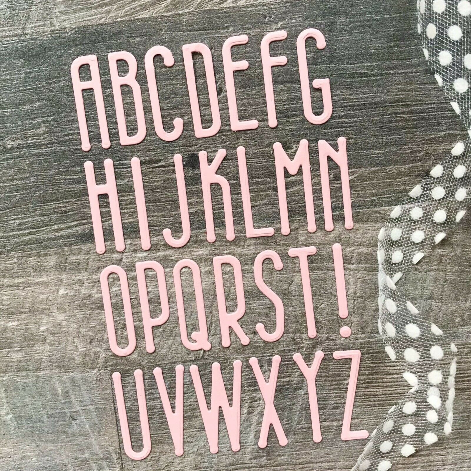 Alphabet Letters Metal Die Cuts,paper Craft Cutting Dies Stencils for ...