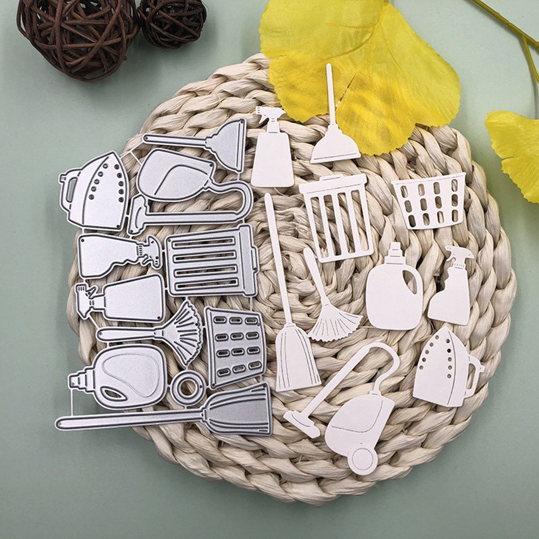 Cleaning Utensils Metal Cutting Dies,paper Craft Cutting Die, Embossing ...