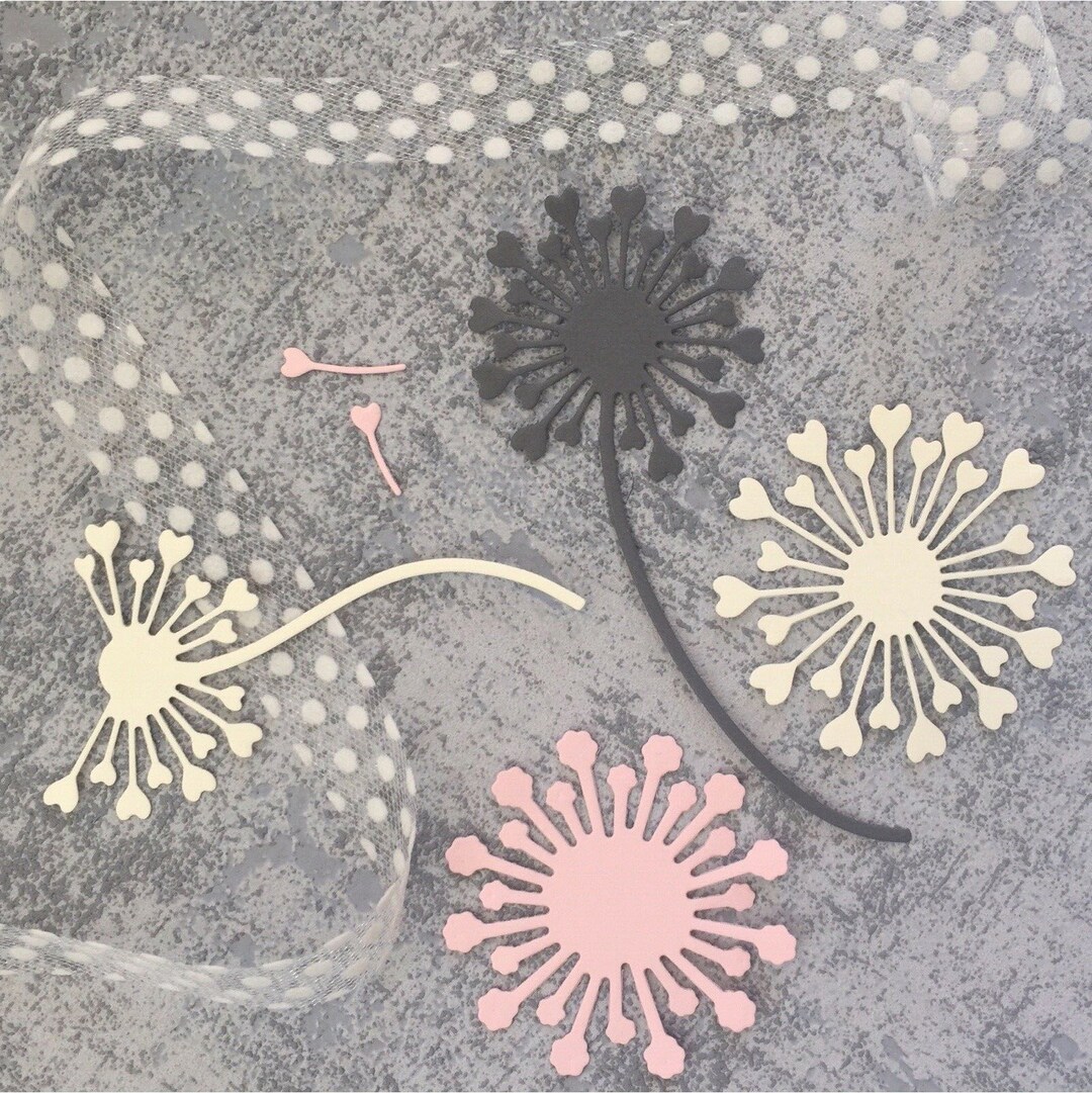 Dandelion Metal Cutting Dies,paper Craft Cutting Die, Embossing Stencil ...