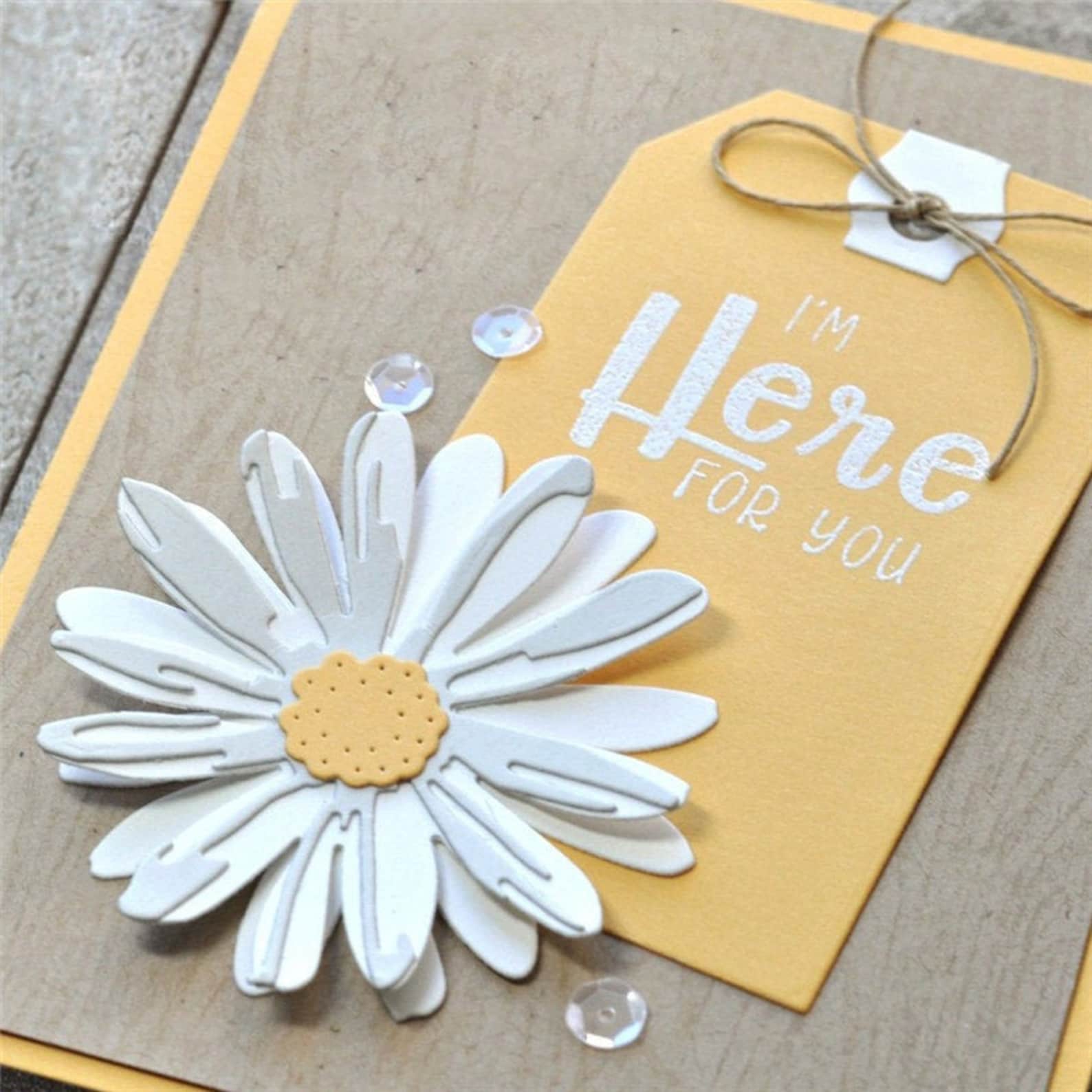 Daisy Flower Metal Die Cuts,paper Craft Cutting Dies Stencils for DIY ...