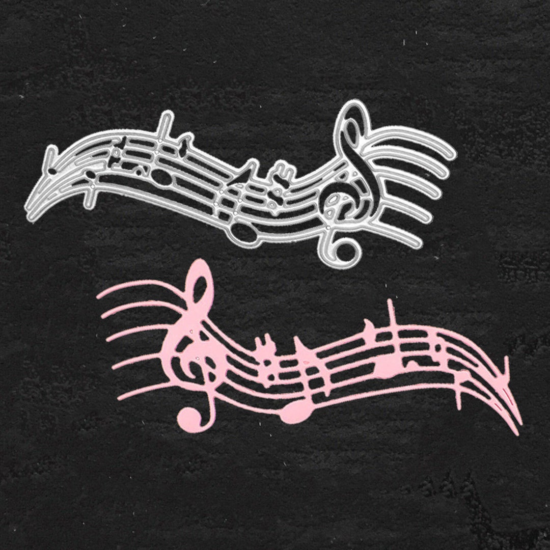 Musical Notes Metal Cutting Dies,paper Craft Cutting Die, Embossing ...