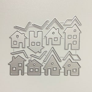 House Set Metal Cutting Dies,paper Craft Cutting Die, Embossing Stencil ...