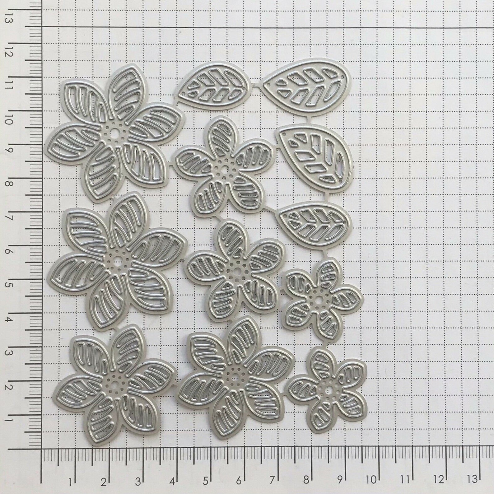 Flower Combination Metal Cutting Diespaper Craft Cutting Die - Etsy