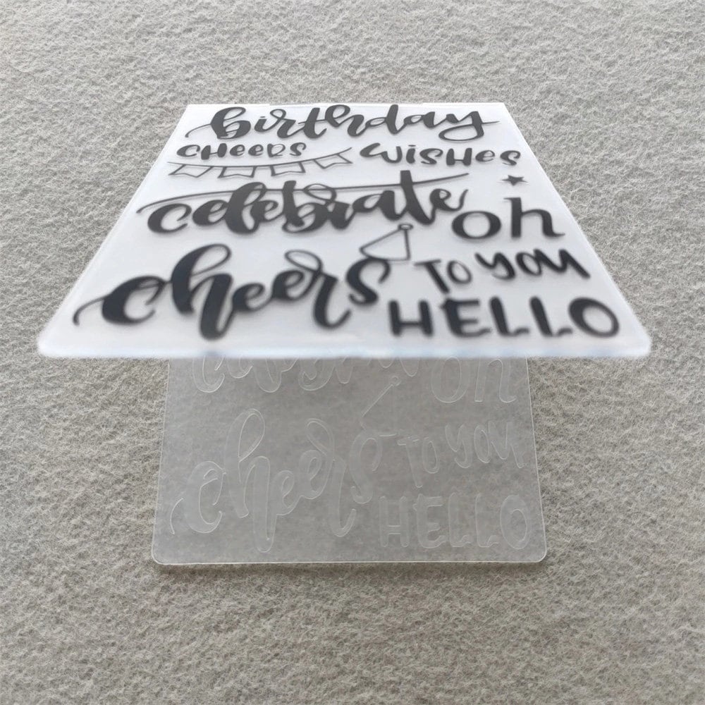 Geometry Embossing Folder Paper Embossing Paper Craft - Etsy