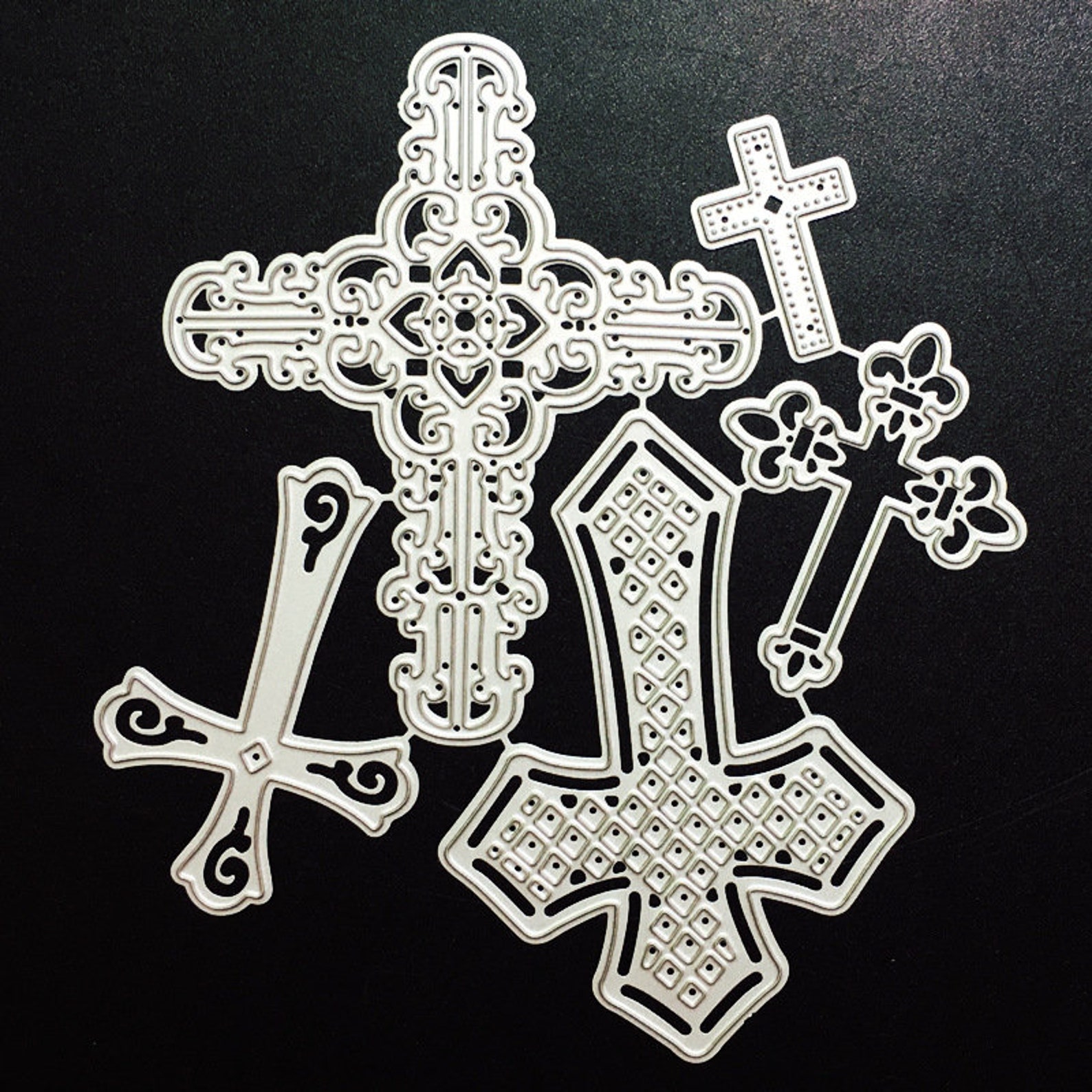 Flower Cross Metal Cutting Dies,paper Craft Cutting Die, Embossing ...