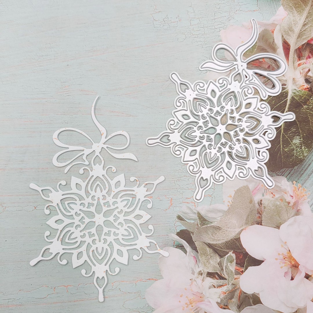 Christmas Snowflake Metal Die Cuts, Cutting Dies for Card Making ...