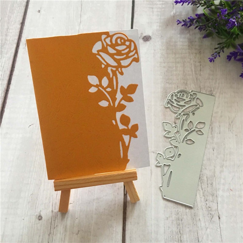 Rose Flower Metal Die Cuts,paper Craft Cutting Dies Stencils for DIY ...