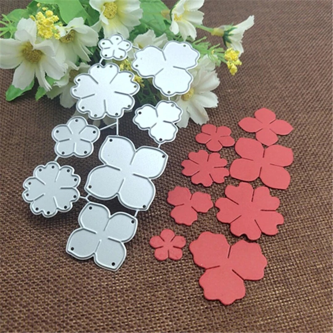 Flower Dies For Card Making Flowers Metal Cutting Dies Stencil DIY ...