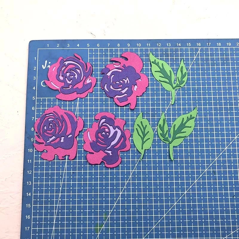 Layered Flower Metal Cutting DiesPaper Craft Cutting Die | Etsy