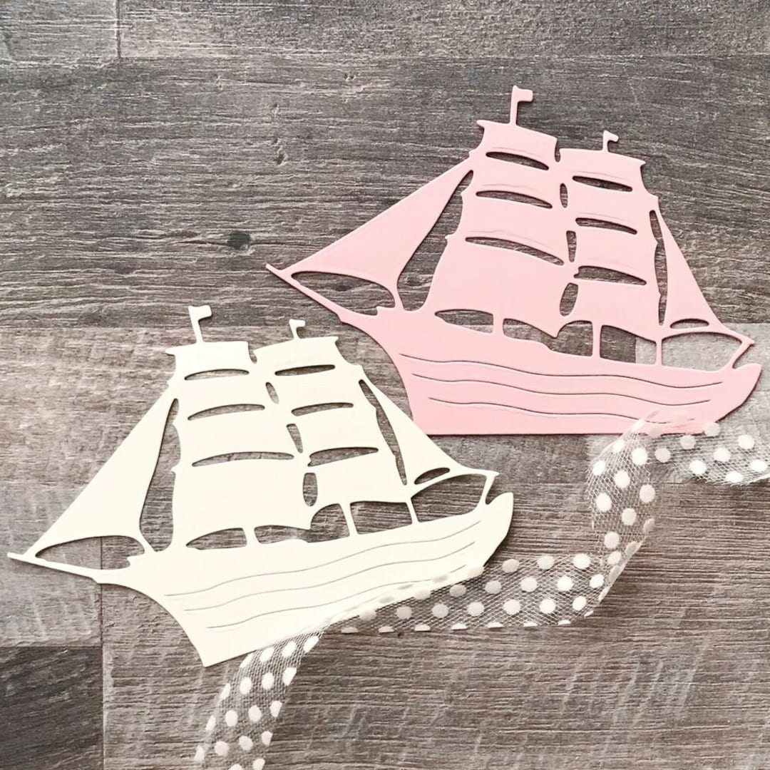 Ship Sailboat Metal Cutting Dies,paper Craft Cutting Die, Embossing ...